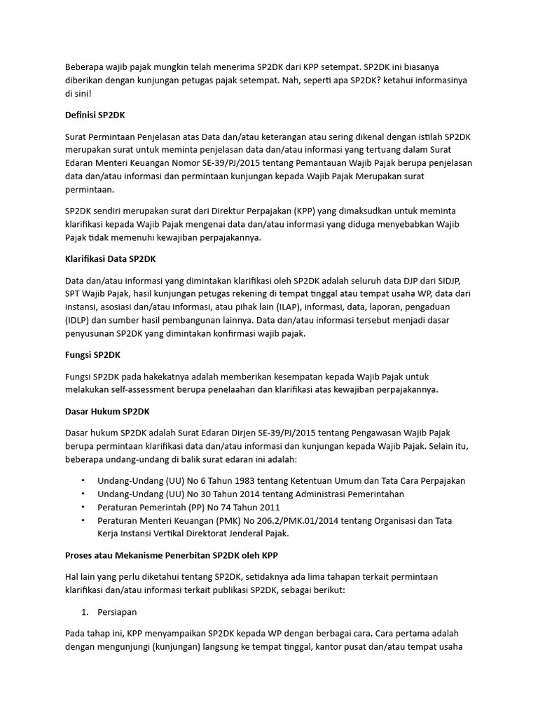 Apa Itu SP2DK | PDF