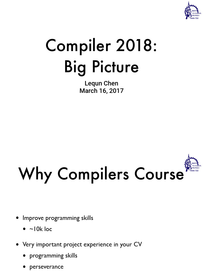 Compiler2018 Big Picture Pdf Java Virtual Machine Compiler