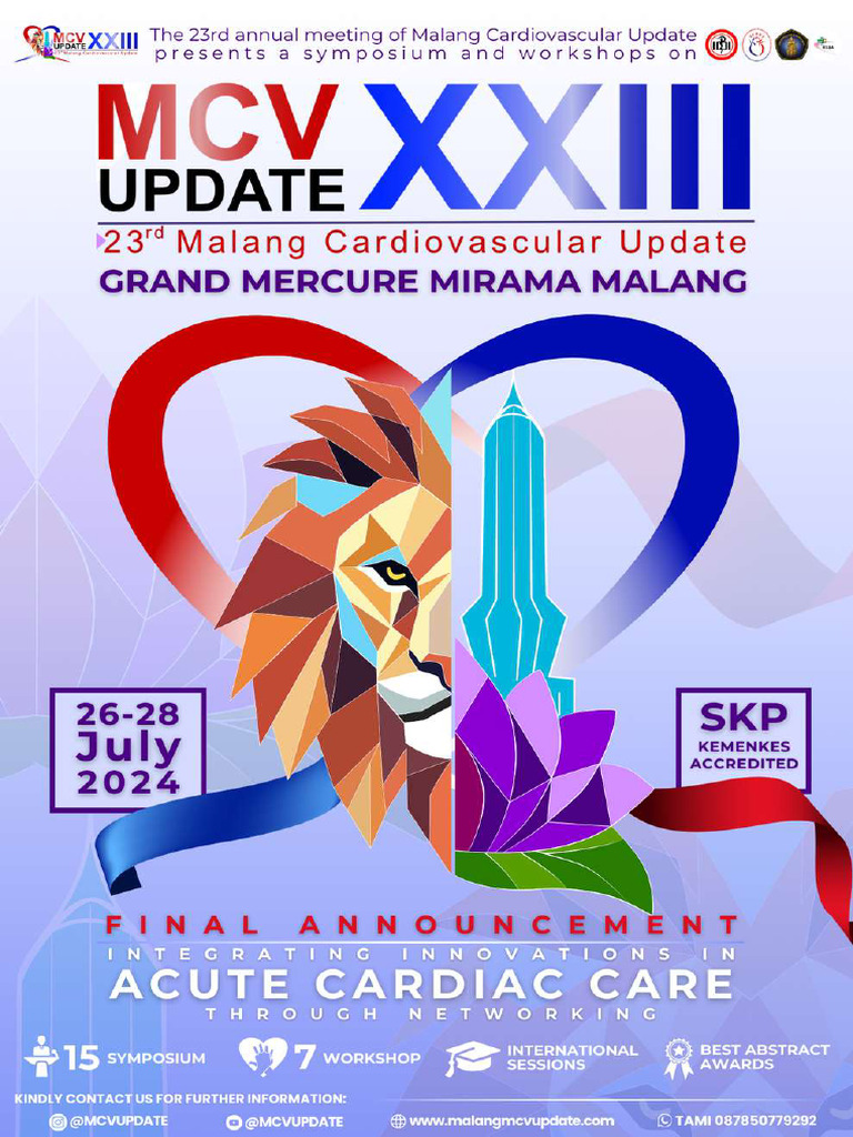 Program Book Mcvu Xxiii 2024 | PDF | Cardiology | Electrocardiography