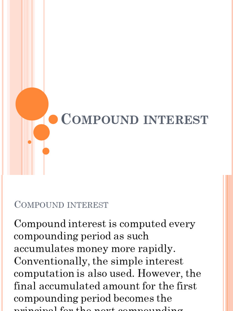Compound Interest | PDF | Compound Interest | Interest