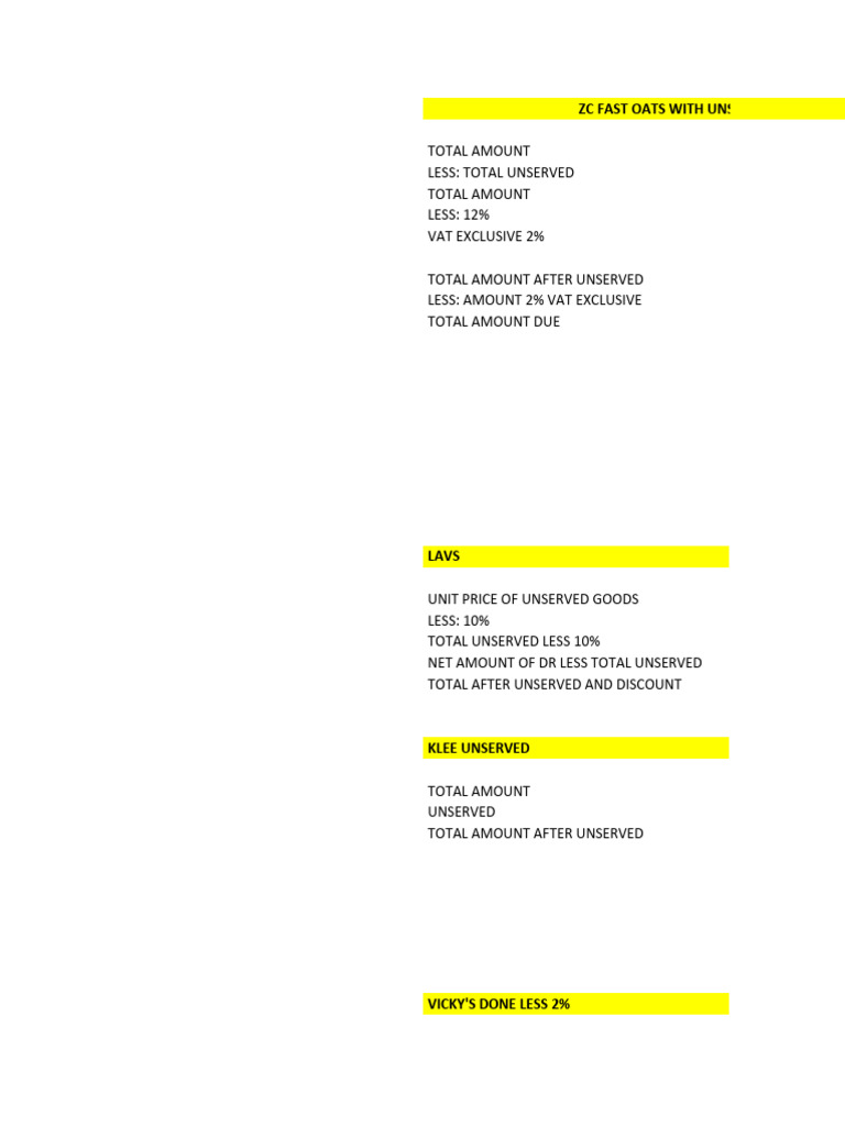 Computation of Diff. Supplier | PDF | Business Documents | Payments