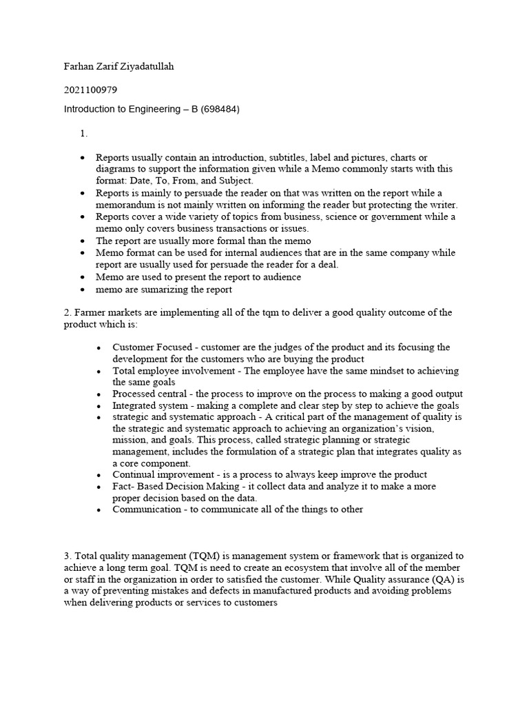 Intro To Engineering Final Exam | PDF | Quality Assurance | Economies