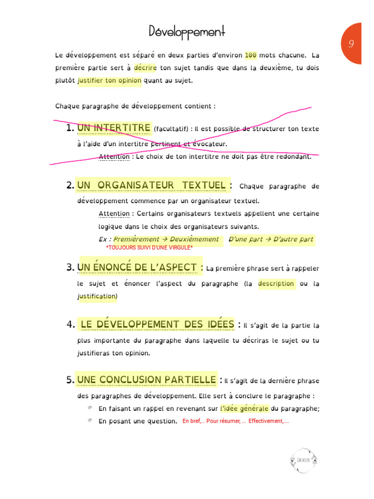 Structure du texte descriptif-justificatif | PDF | BD