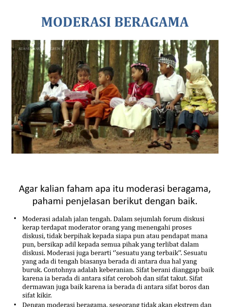 Moderasi Beragama | PDF