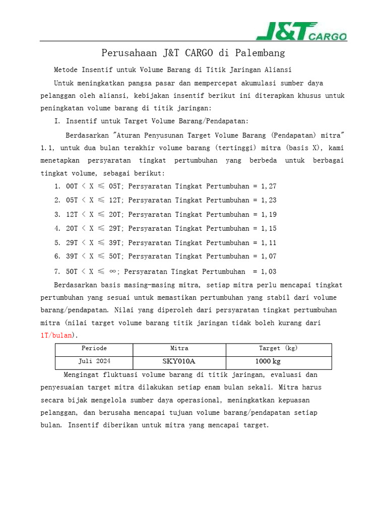SKY010A Program Mitra Tonase Juli | PDF