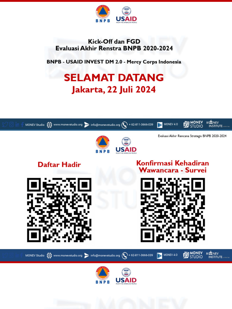 Master Slide - Kick-Off Dan FGD Evaluasi Akhir Renstra BNPB 2020-2024 ...