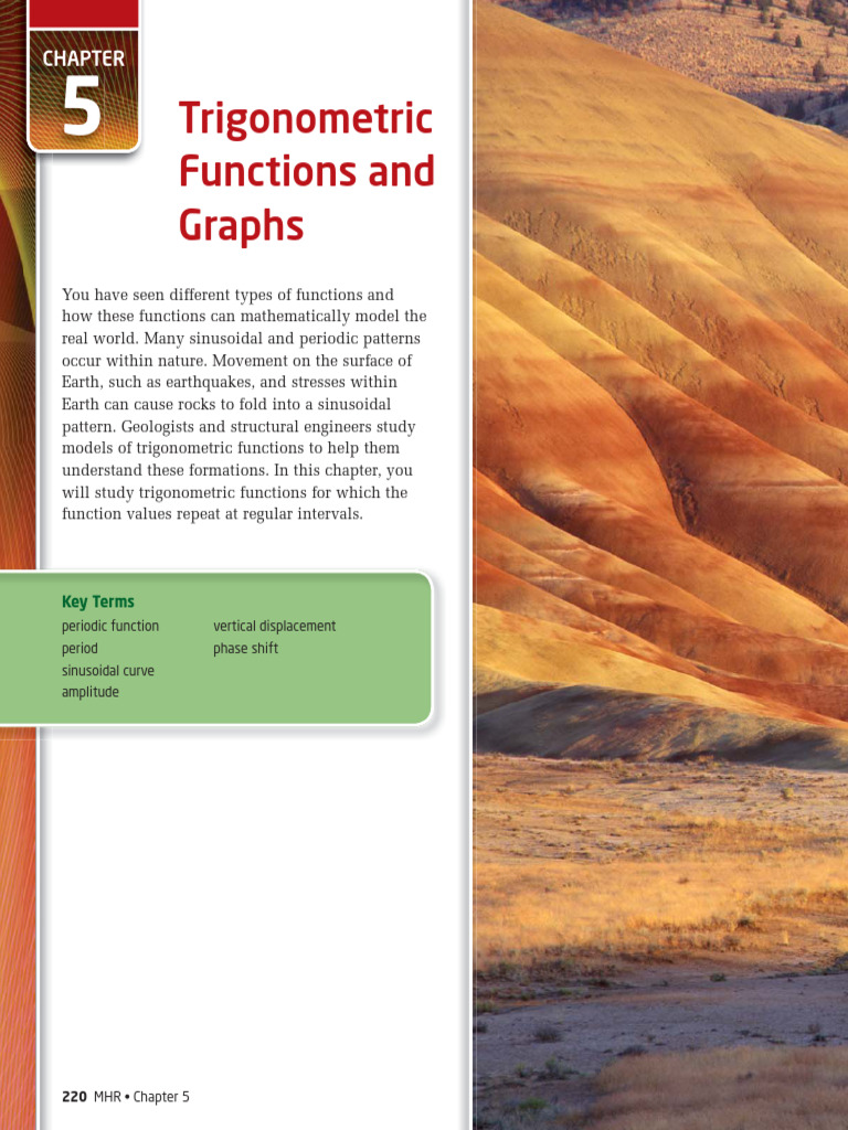 Chapter 5 Student Textbook | PDF | Trigonometric Functions | Function ...