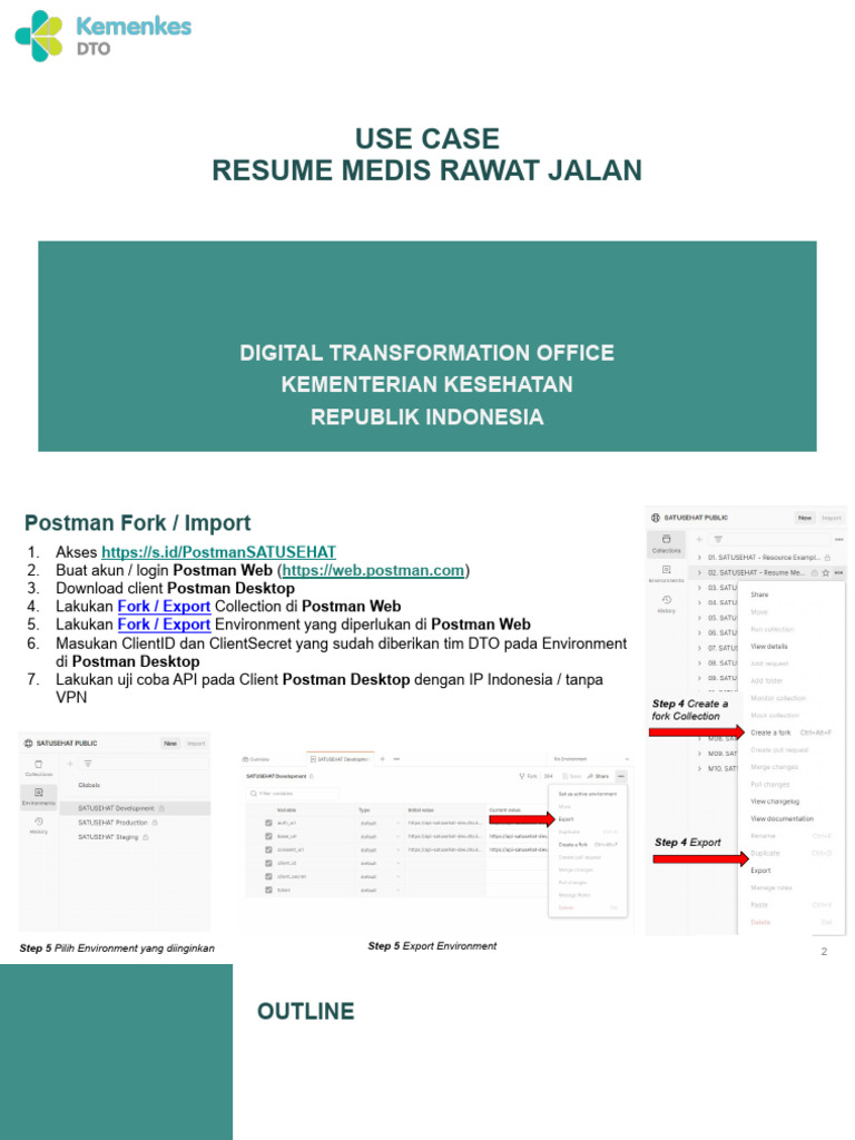 Teknis Digital Transformation Ke SATUSEHAT Kemenkes | PDF