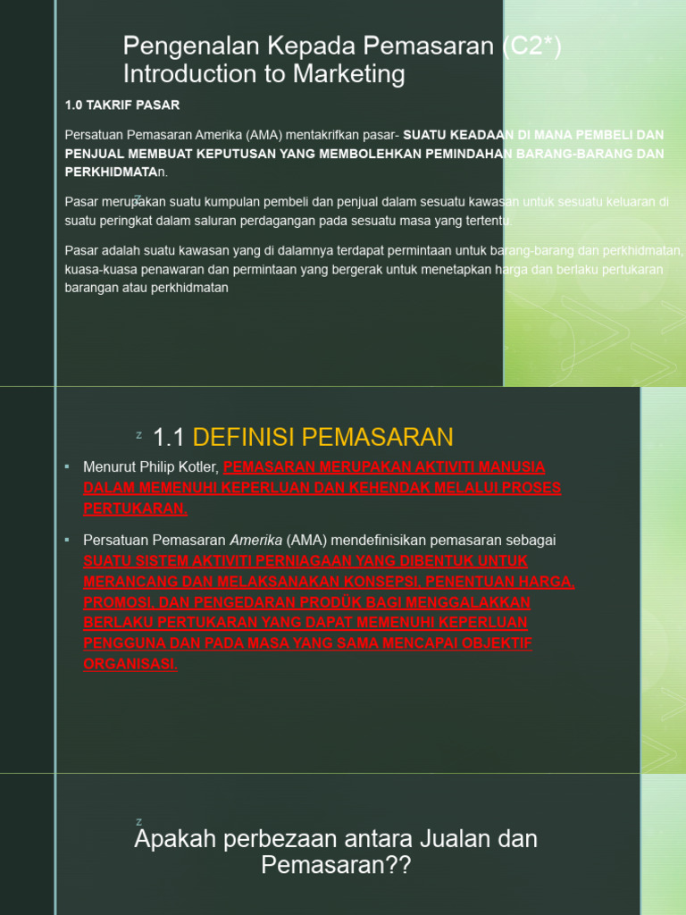 Slide Nota Kuliah 1 2024 | PDF