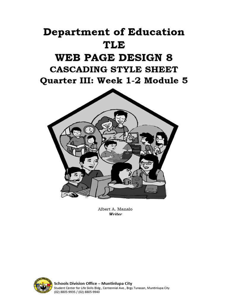 WEB PAGE DESIGN WEEK 1 2 MODULE 5 Student | PDF | Html Element | Computing