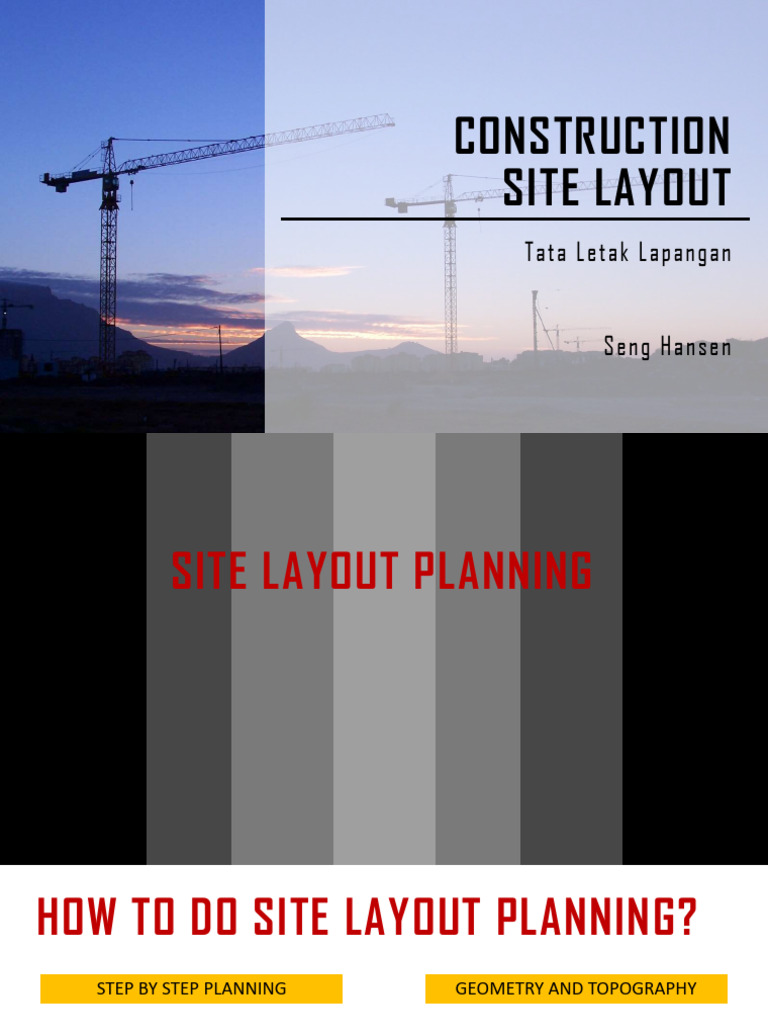 Site Layout | PDF | Parking | Logistics
