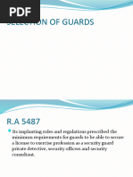 RA 5487 - The Private Security Agency Law | PDF | Security Guard ...