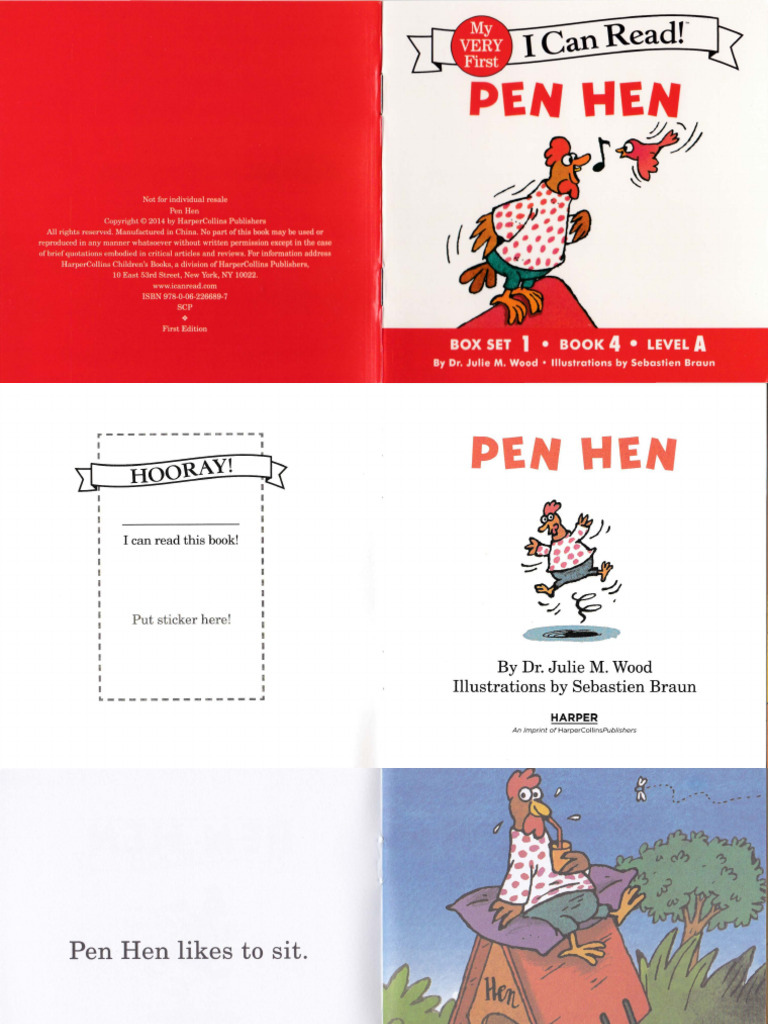 I Can Read - Book 4 Level A - Pen Hen | PDF