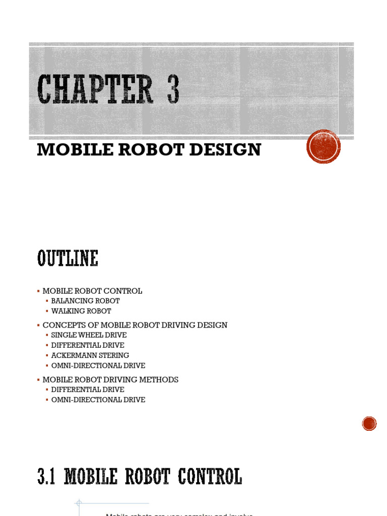 Dec50122 Embedded Robotics Chapter 3 | PDF