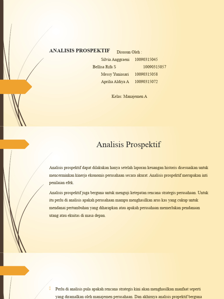 Analisis Prospektif | PDF