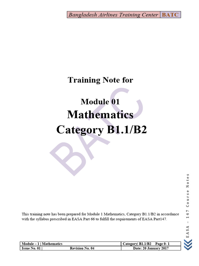 Module 1 B1 - B2 Rev 4-Unlocked | PDF | Numbers | Division (Mathematics)