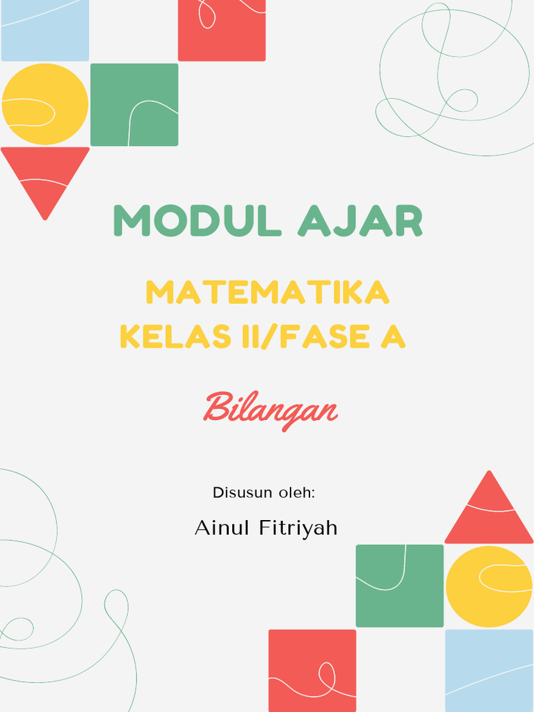Materi CONTOH MODUL AJAR MTK - AINUL FITRIAH, S.Pd.I | PDF | Karier & Perkembangan | Kesehatan ...