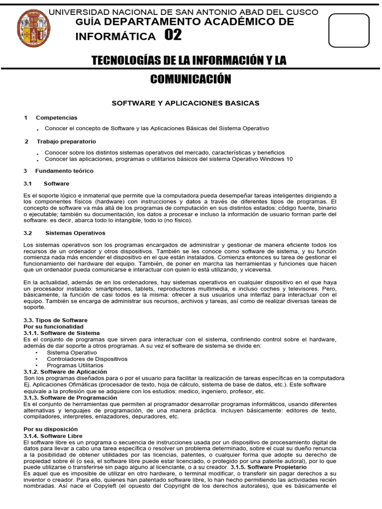 Guia de Laboratorio #2 - Tics | PDF | Programa de computadora | Programación