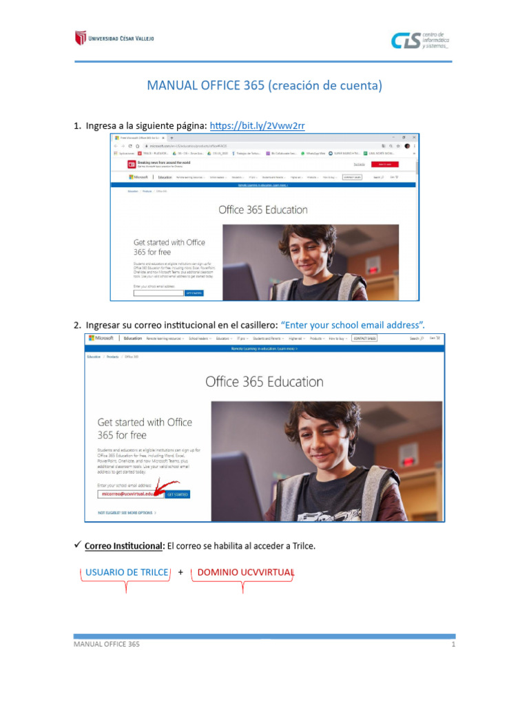 Manual de Office 365 | PDF | Contraseña | Software