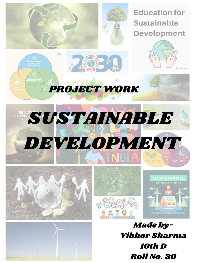 Sustainable Development Project Work | PDF