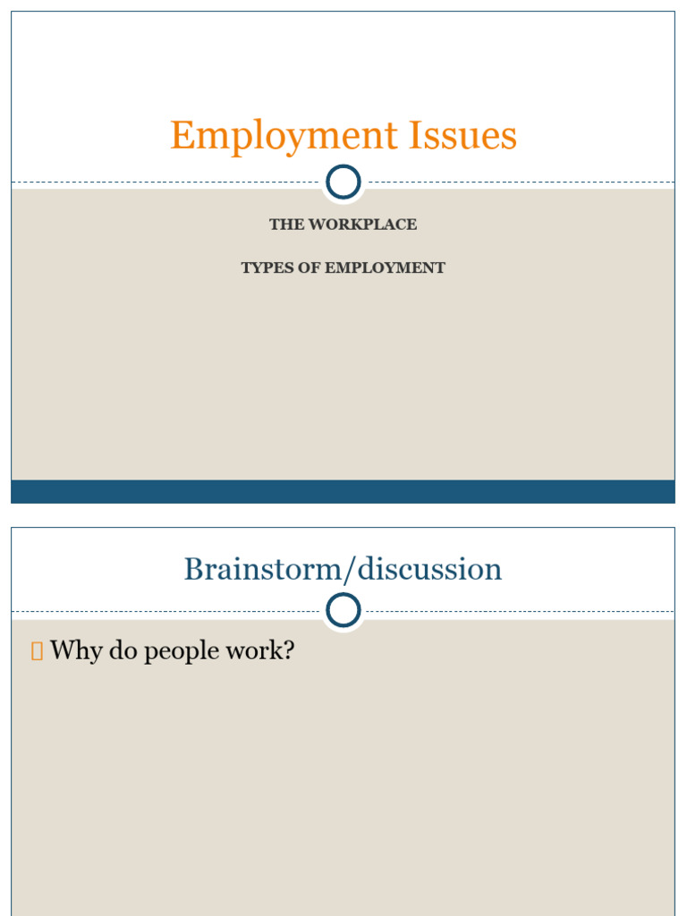 L4 - Types of Employment | PDF | Employment | Layoff