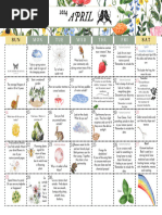 Spring Nature Walk Worksheet | PDF