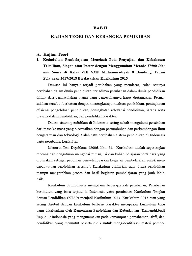 BAB II - 2 Iklan Slogan Poster. Kajian | PDF