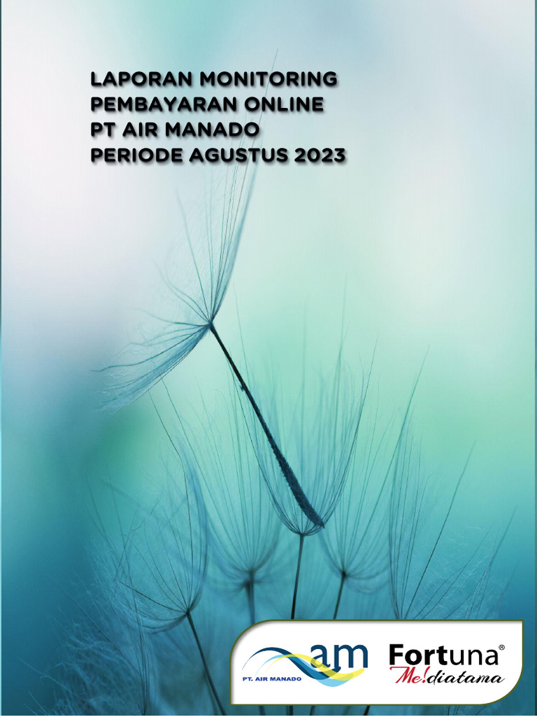 Agust23-Laporan Bulanan PDAM Air Manado | PDF