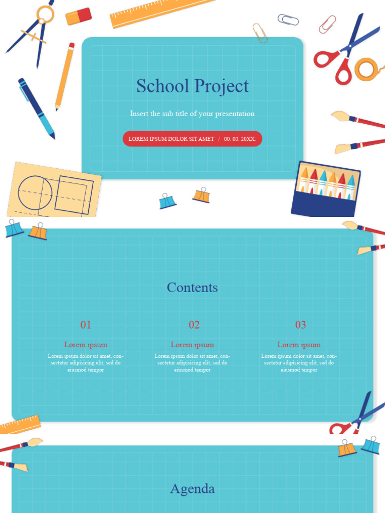 School Project Presentation Template | PDF | Cyberspace | Computing