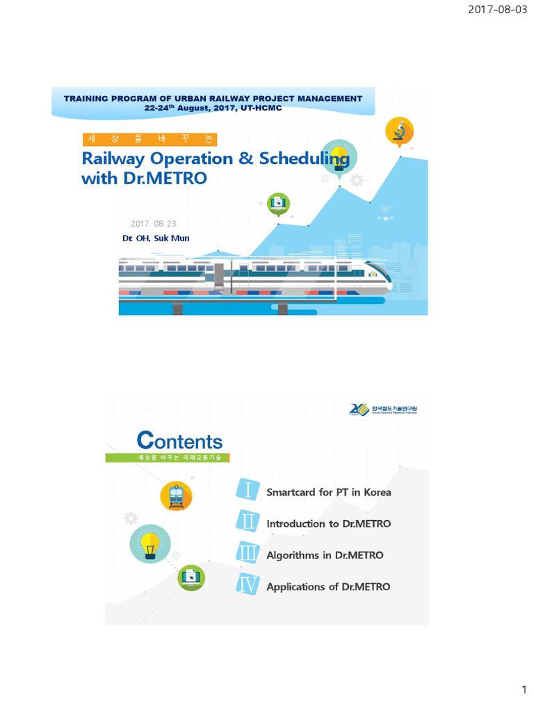 6 Railway OperationScheduling With DR - Metro OH 0823 | PDF | Microsoft ...