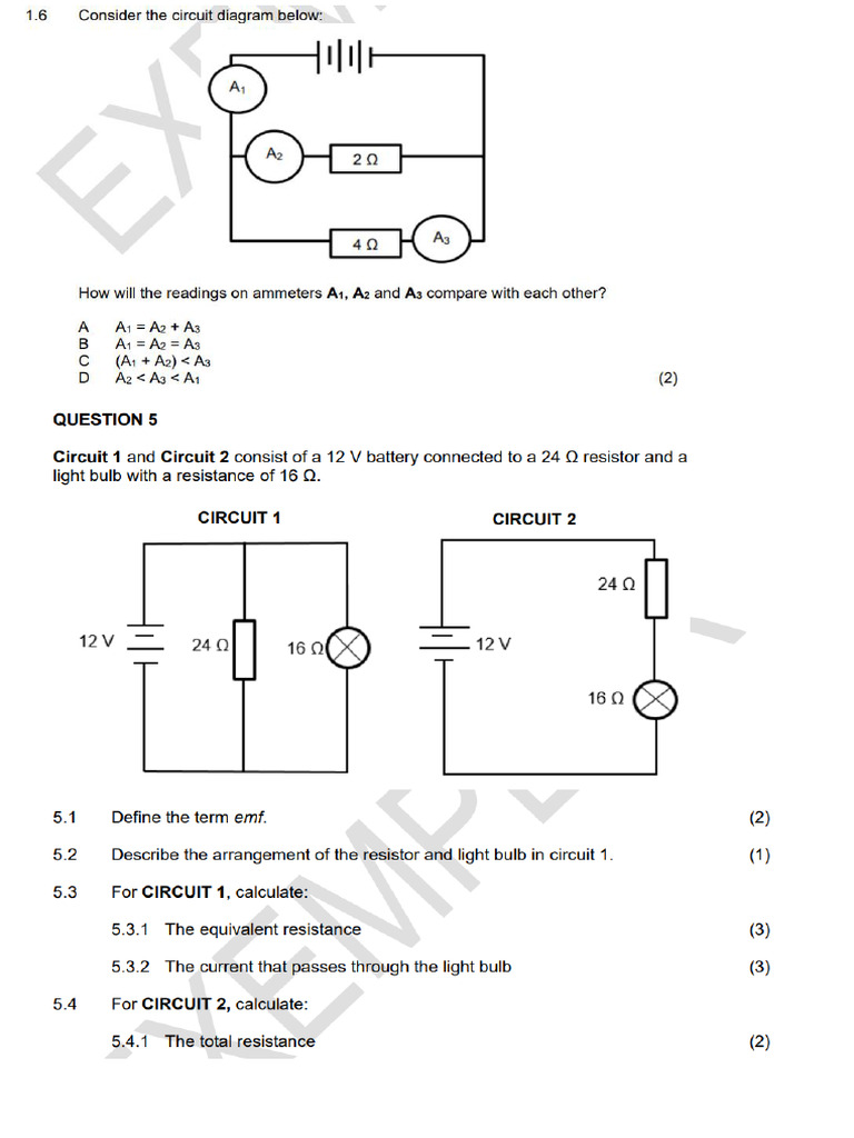 Homework 3 Electric Circuits | PDF