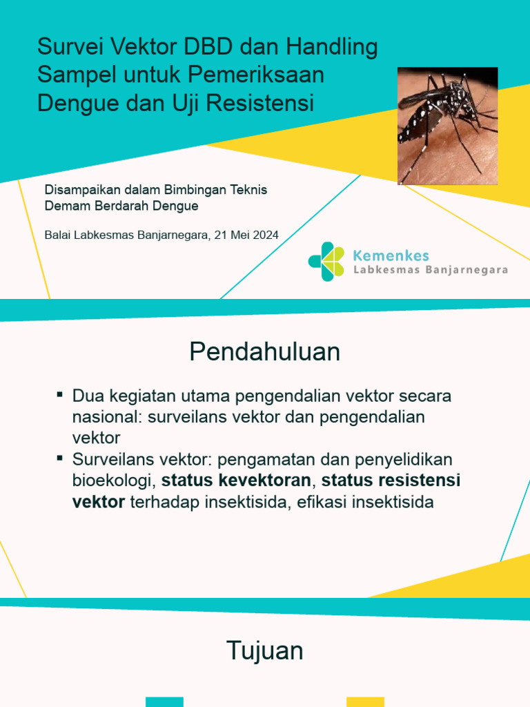 Materi 4. Survei Vektor DBD Dan Handling Sampel Untuk Pemeriksaan ...