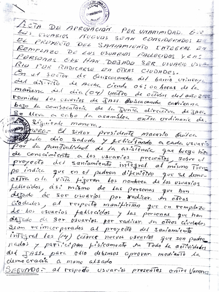 Padrón y Presonam Disponible Quisc | PDF