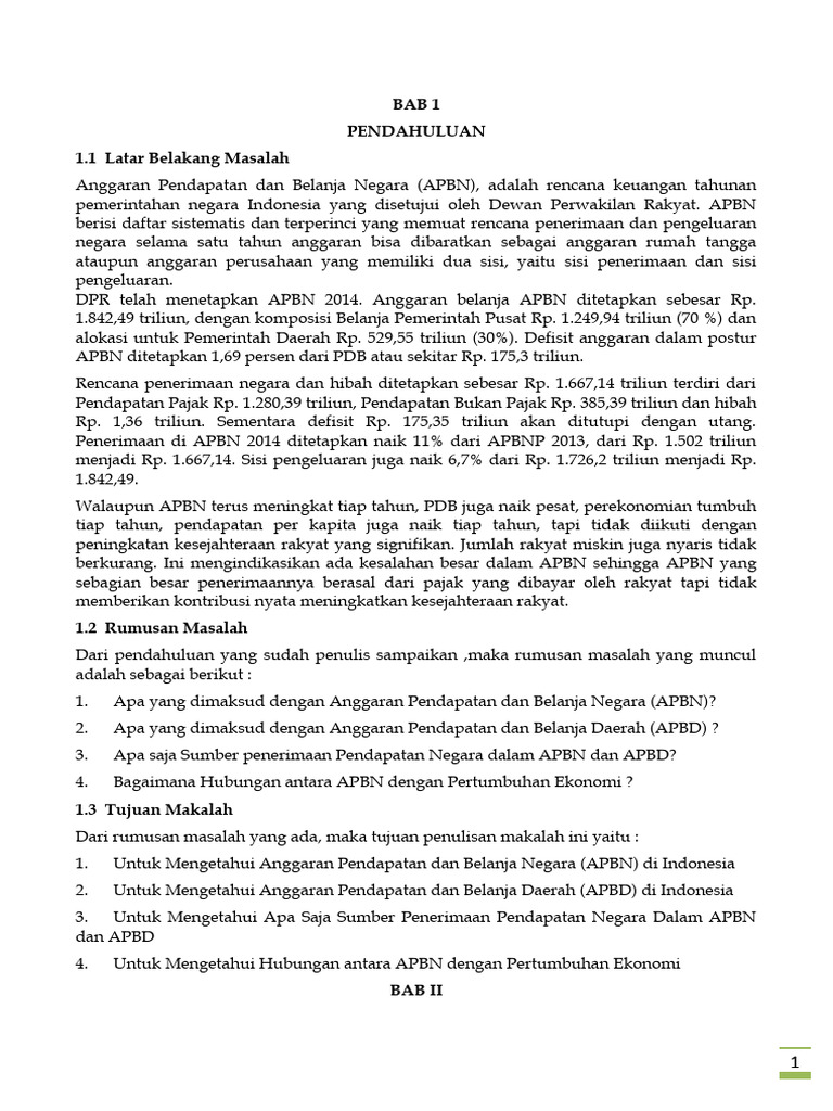 APBD DAN APBN | PDF