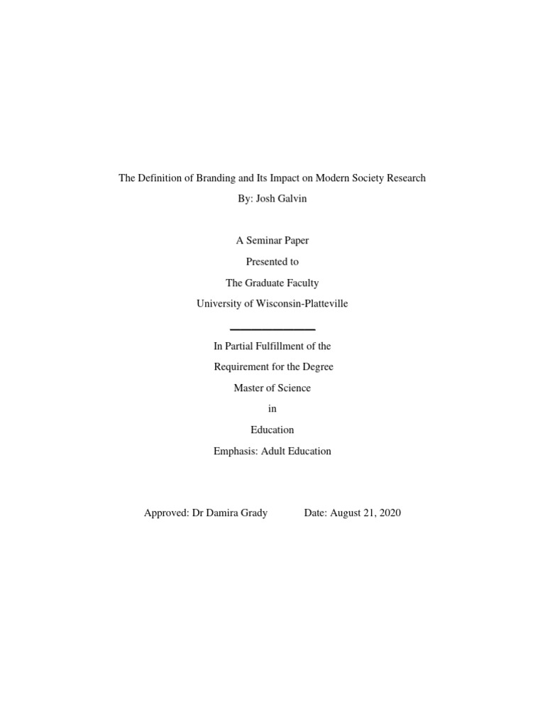 Galvin, Joshua | PDF | Brand | Social Media