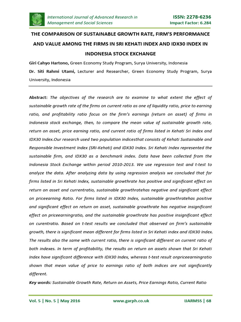 7 | PDF | Coefficient Of Determination | Equity (Finance)