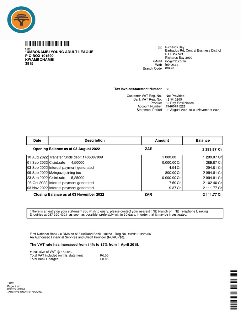 32 Day Flexi Notice 0000038 | PDF