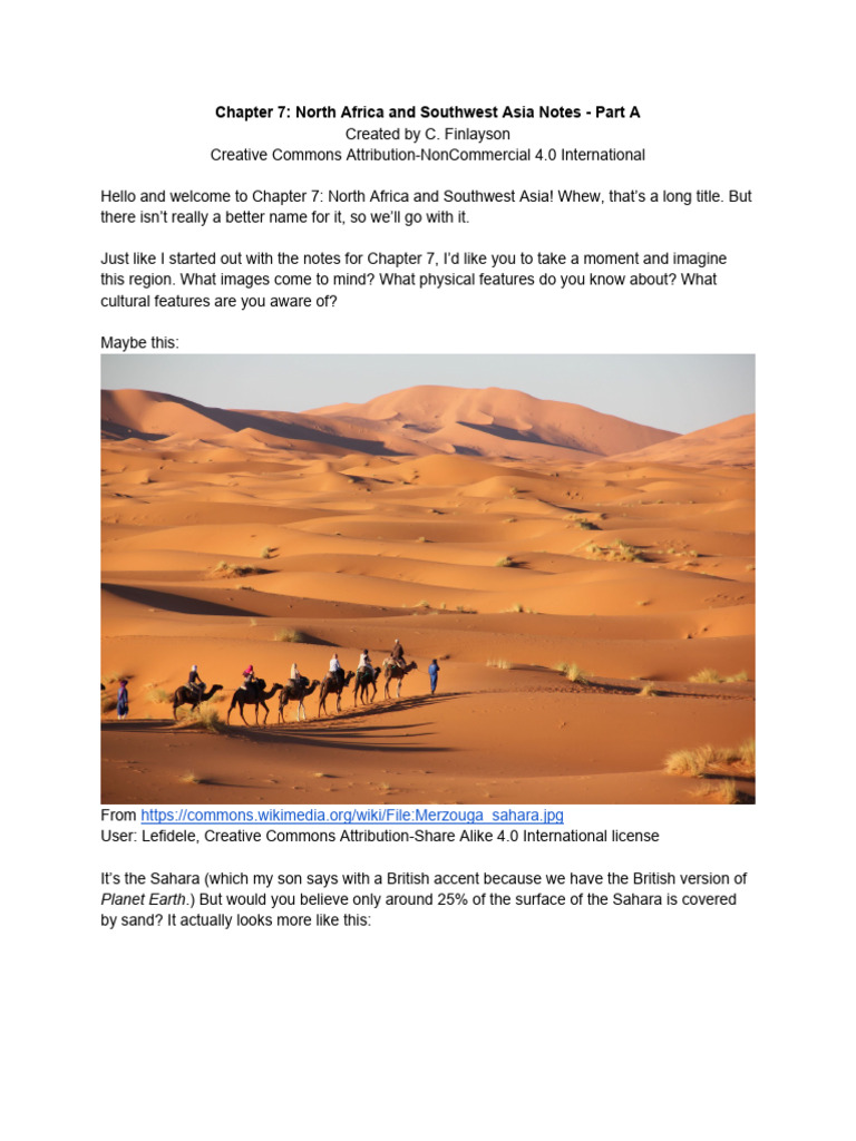 North Africa & Southwest Asia Overview | PDF | Geography