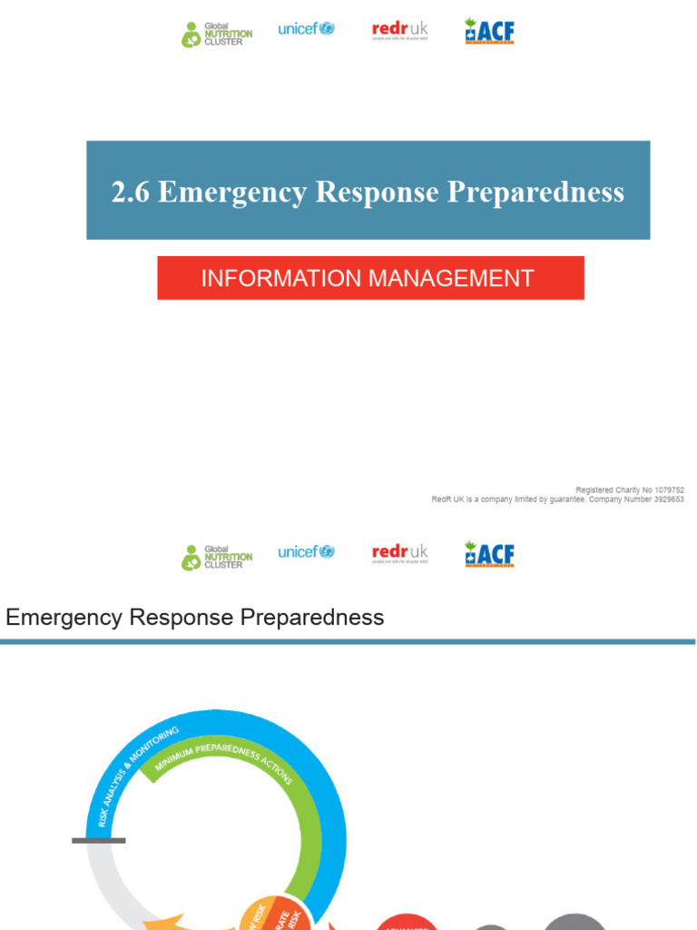 2.6 PPT Emergency Response Preparedness | PDF