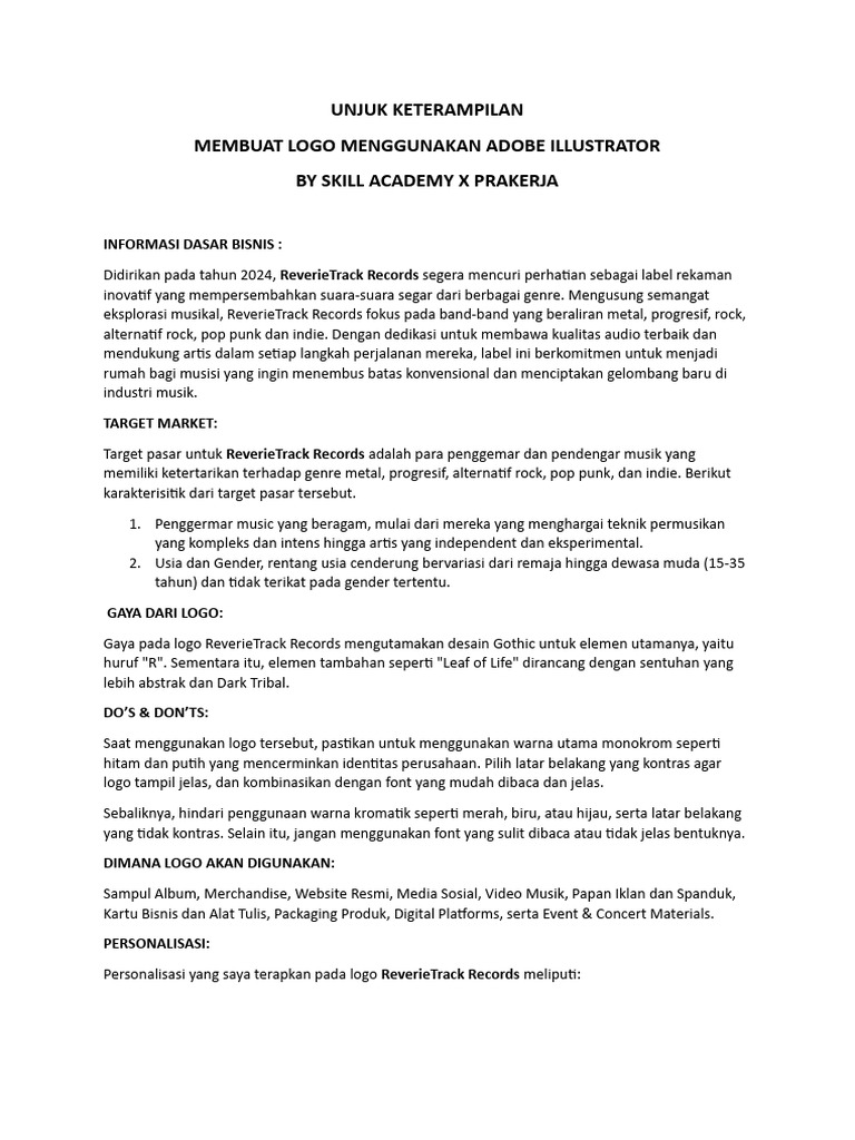 Panduan Desain Logo - Ramzy Massayidi | PDF | Kajian Bahasa Asing