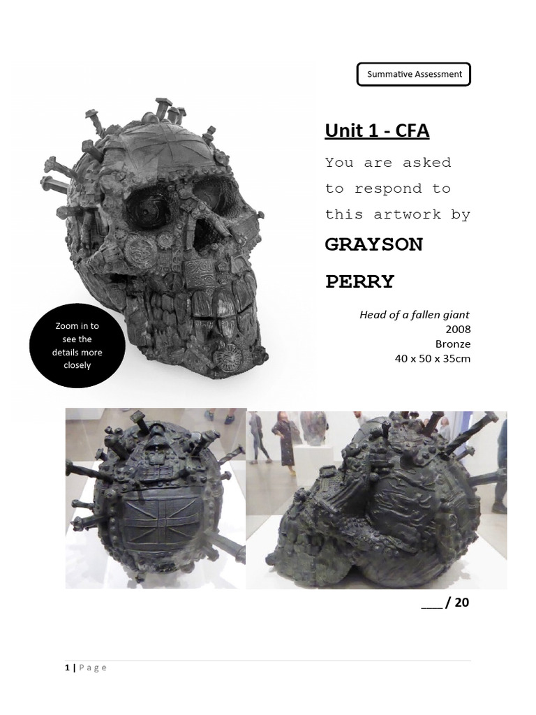 Unit 1 CFA - Grayson Perry Written Task | PDF