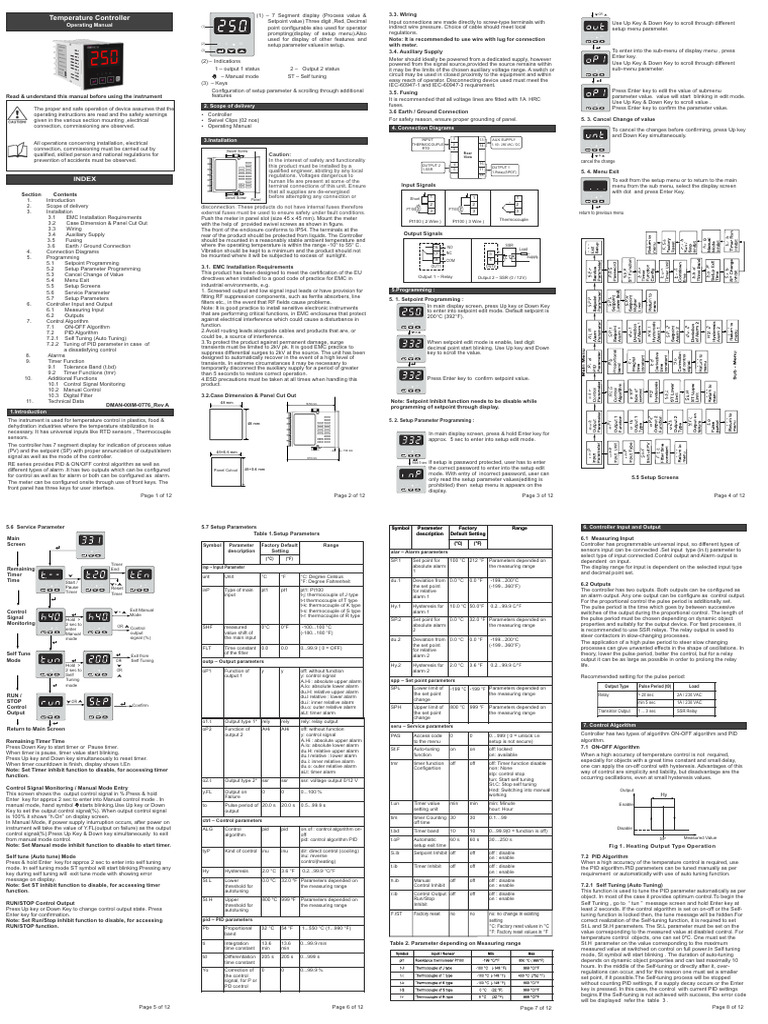 Manual RE56 Rev A D | PDF | Parameter (Computer Programming) | Fuse (Electrical)