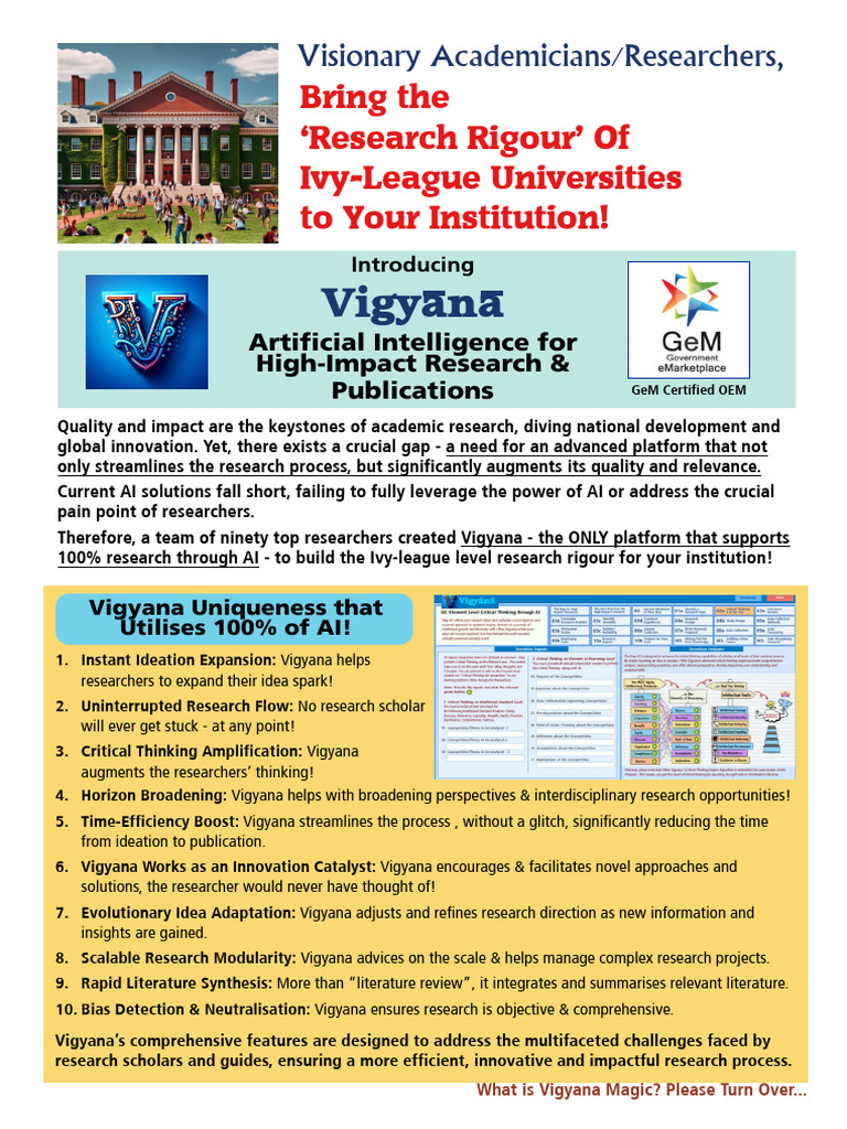 Vigyana IPSR V4 | PDF | Artificial Intelligence | Intelligence (AI ...