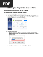 SecuGen Biometric Driver Installation Guide | PDF | Microsoft Windows | Windows 7