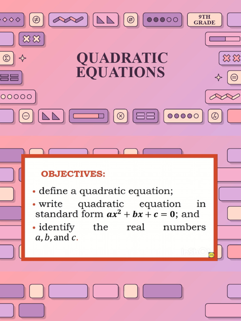Math Subject For High School 9th Grade Quadratic Functions | PDF ...