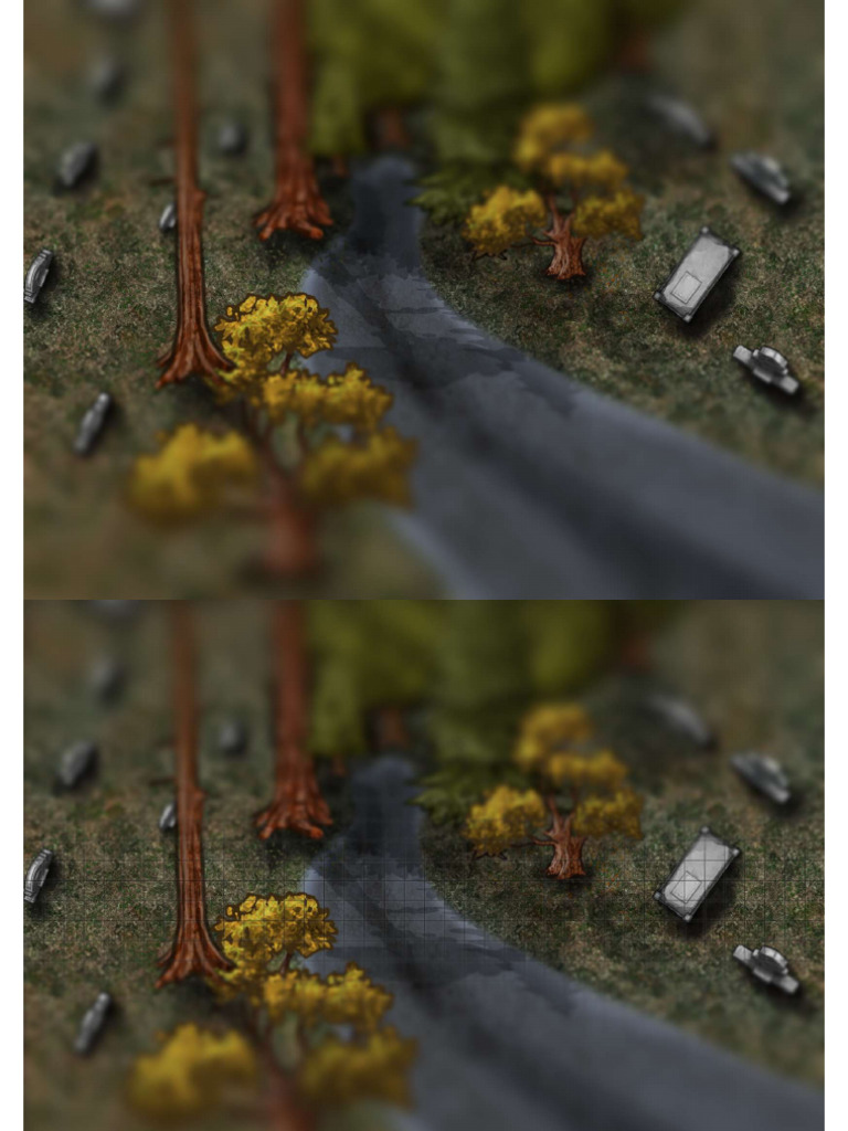 01 The Haunted Graveyard Battle Map | PDF