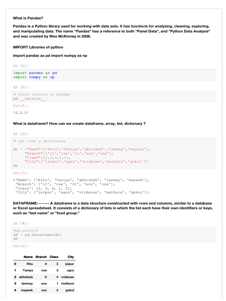 Pandas 1 Pdf Motorcycling 