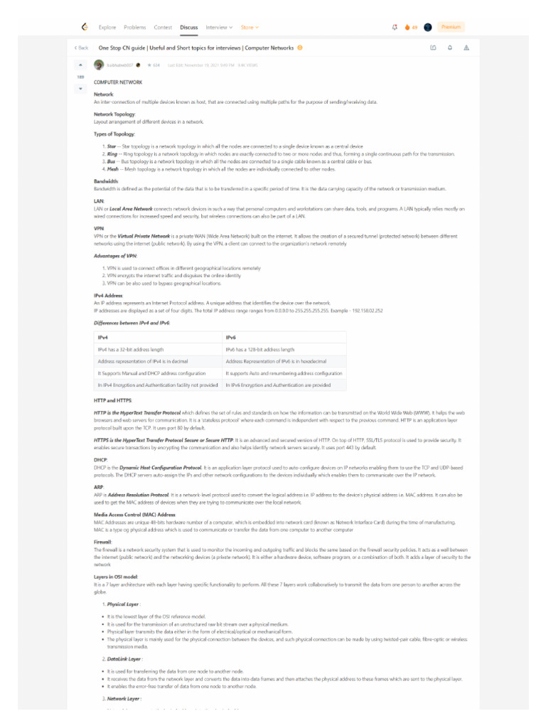 CN Short Notes BT | PDF
