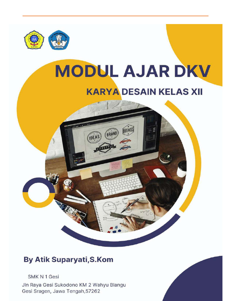 Modul Karya Desain DKV Kelas XII | PDF | Seni