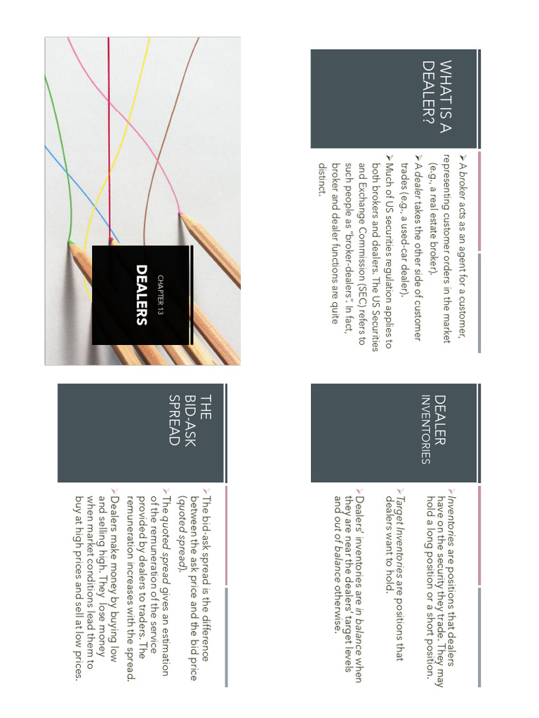 Combine Materials | PDF | Broker Dealer | Market Liquidity